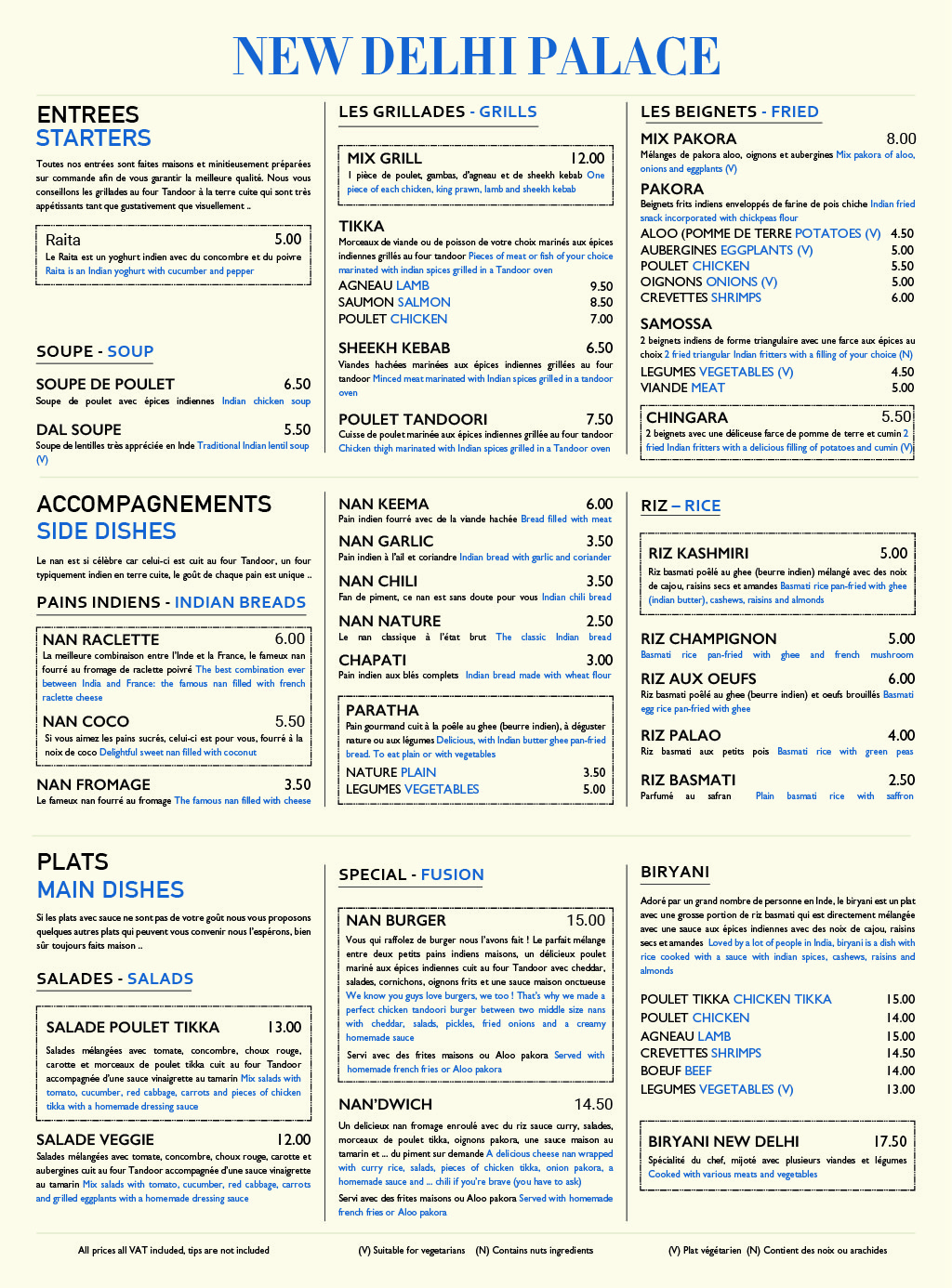 Notre carte – New Delhi Palace